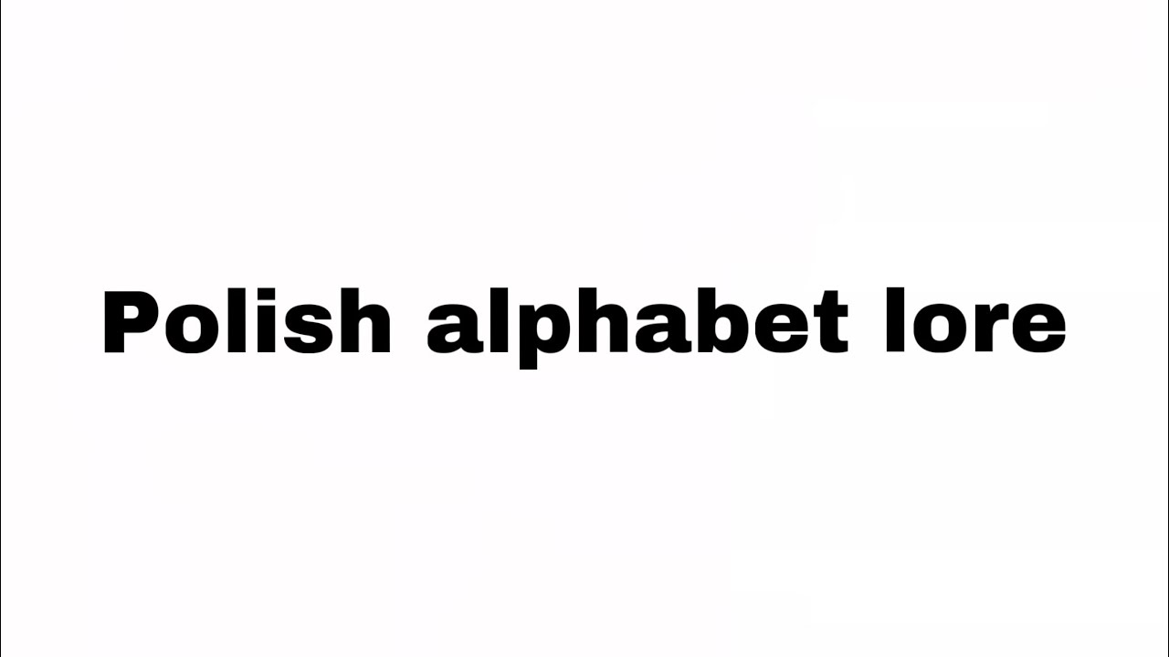 My Polish Alphabet Lore Song From @FourrymationsOfficial - YouTube