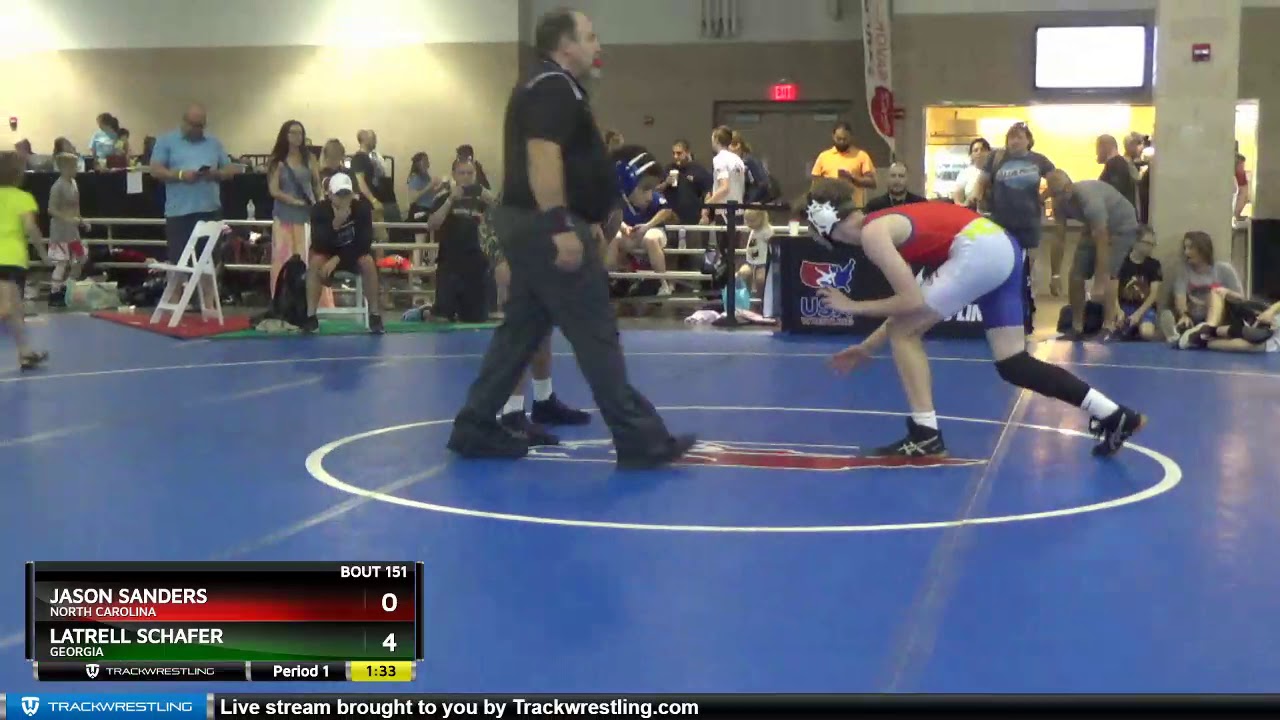 14U 119 Jason Sanders North Carolina Vs Latrell Schafer Georgia - YouTube