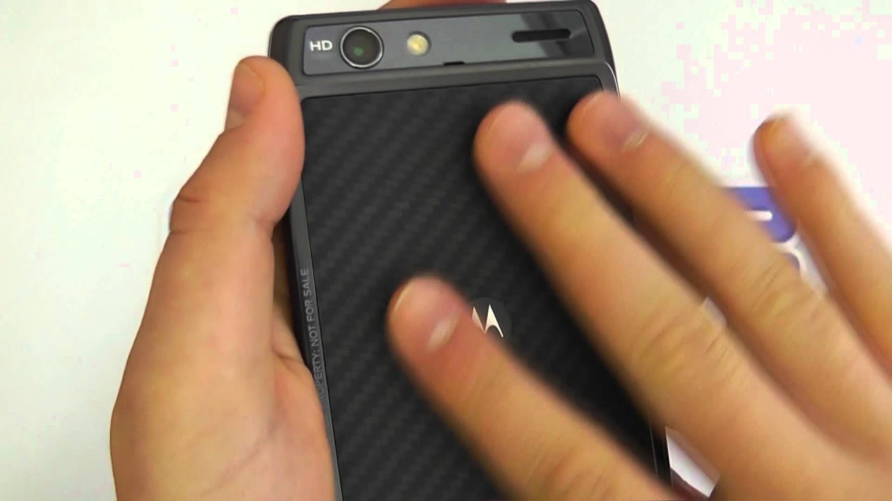 Motorola RAZR (XT910) Android Smartphone Hardware Tour - YouTube