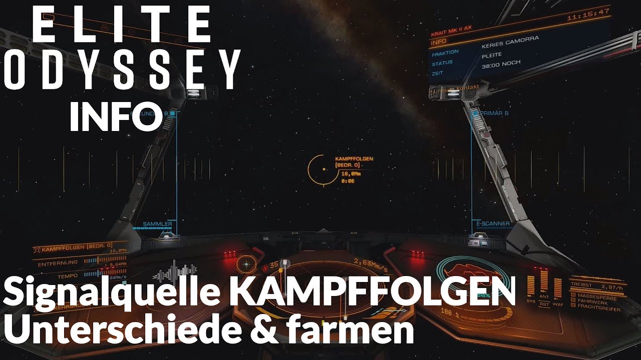 ELITE INFO 02b | SIGNALQUELLE Kampffolgen (Unterschiede & farmen) - YouTube