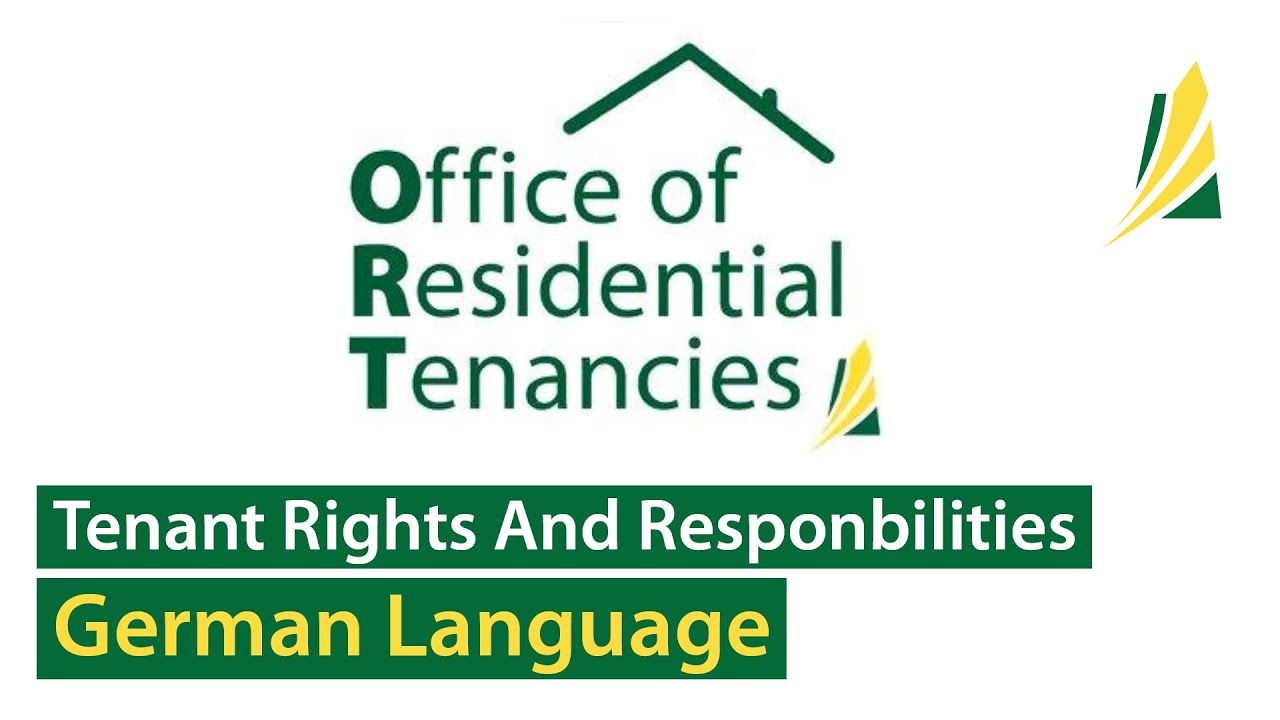 Tenant Rights and Responsibilities (German) - YouTube