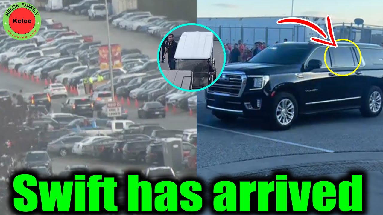 Taylor Swift's motorcade arrives at Arrowhead Stadium cheer on Travis ...