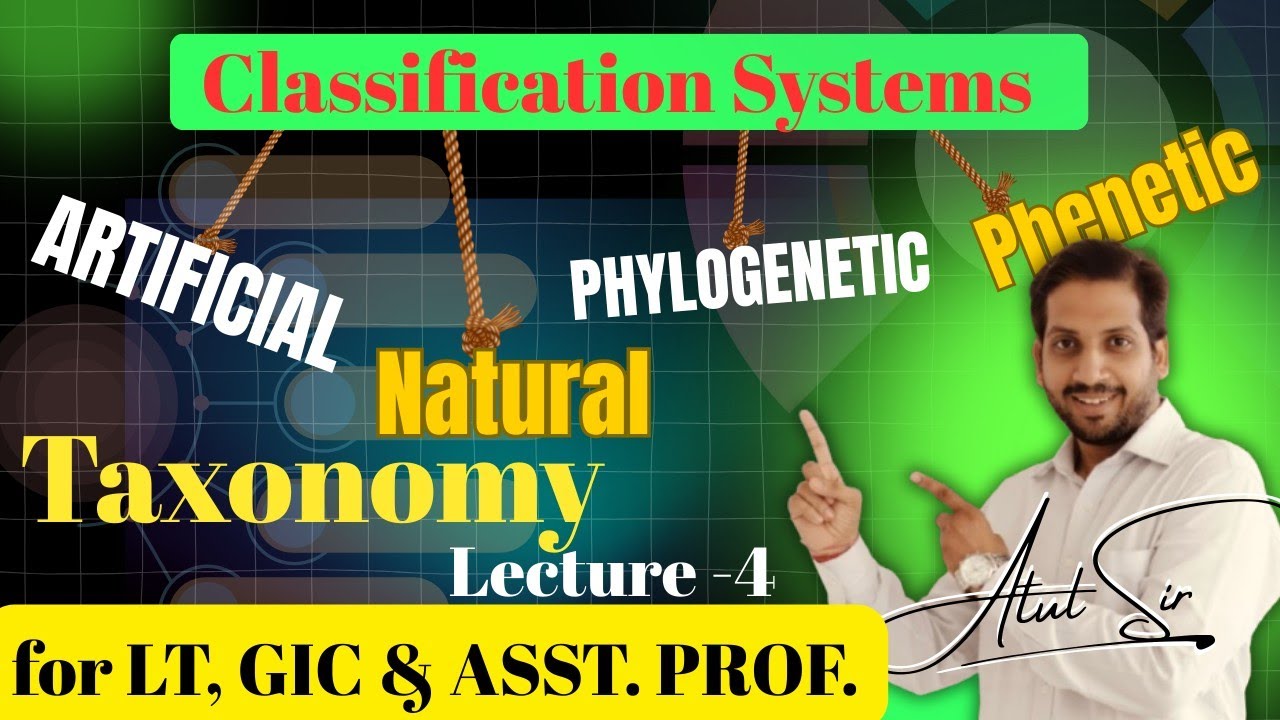 Types Of Classification System | LT GIC Assistant Professor Biology ...