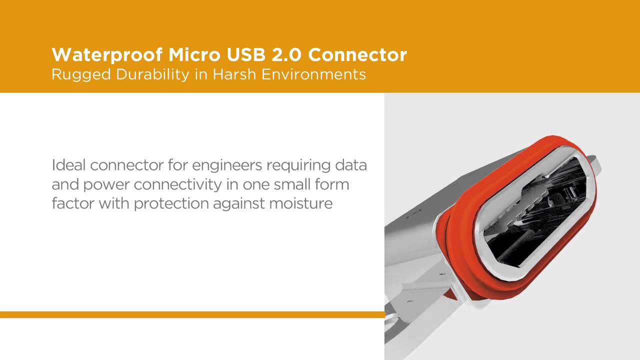 Waterproof Micro USB 2.0-HD - YouTube