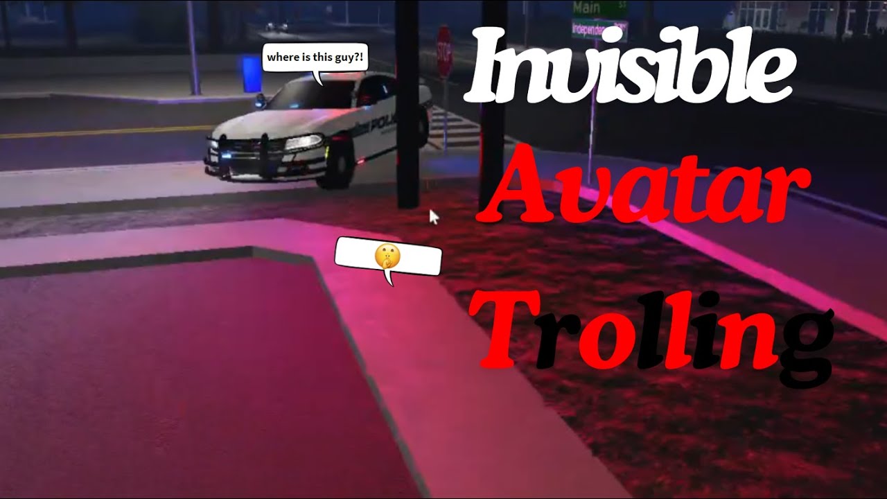 Invisible Avatar TROLLING, In ER:LC - YouTube