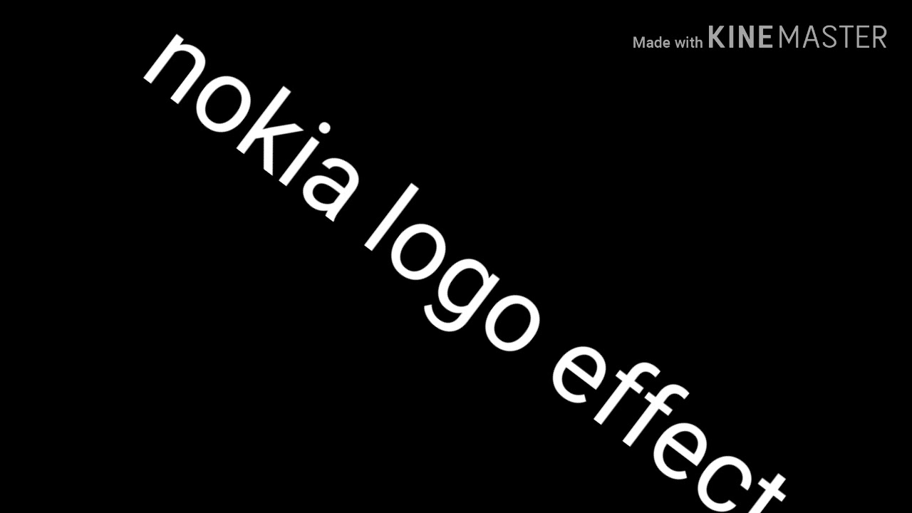 Nokia logo effect - YouTube