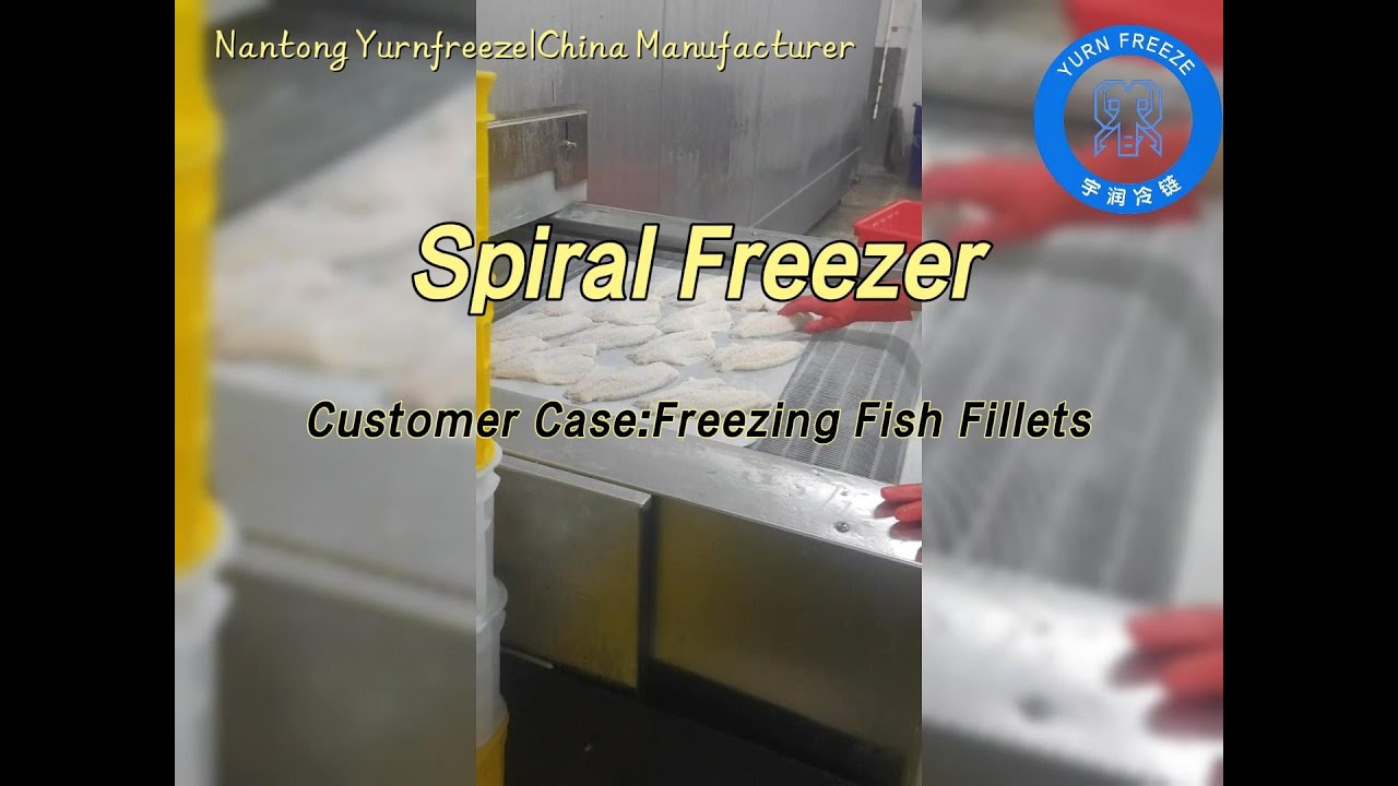 Spiral Freezer: Precision Freezing for High-Quality Fish Fillets - YouTube