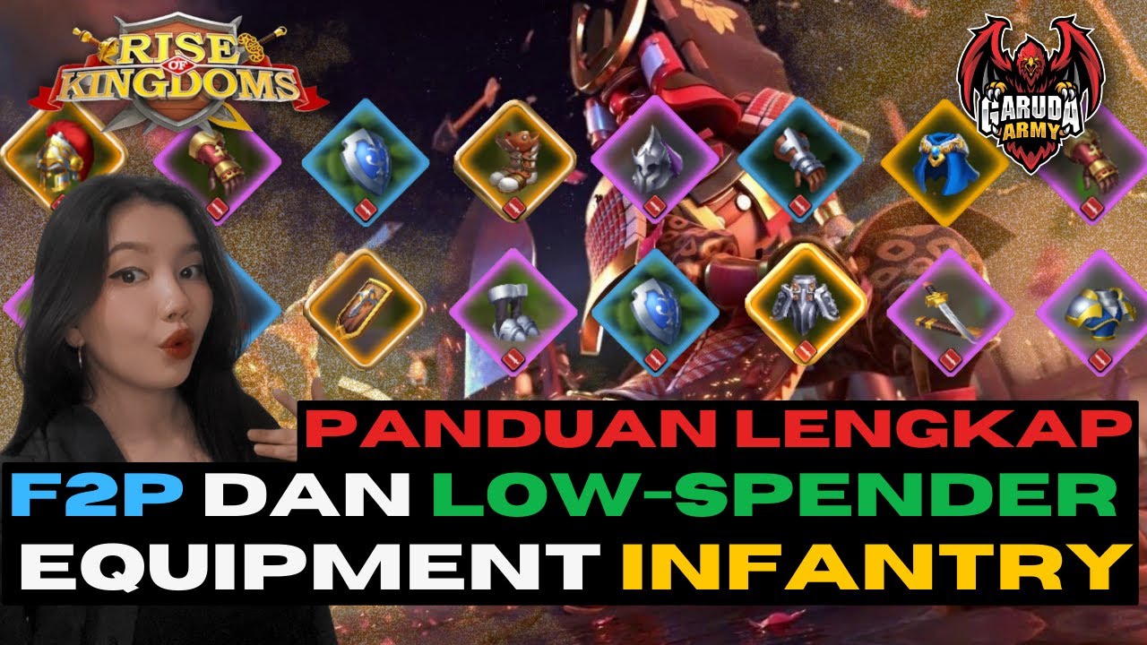 COMPLETE GUIDANCE INFANTRY EQUIPMENT FOR F2P AND LOW-SPENDER !!! (RISE ...