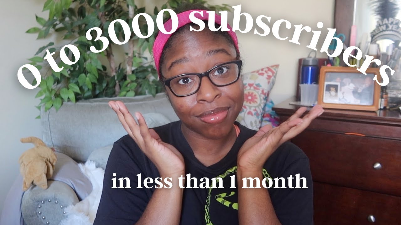 how I got 3000 subscribers in less than 1 month | my breakthrough on ...