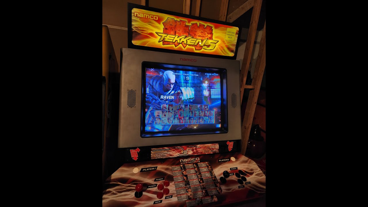 A look at my Tekken 5 arcade machine - YouTube