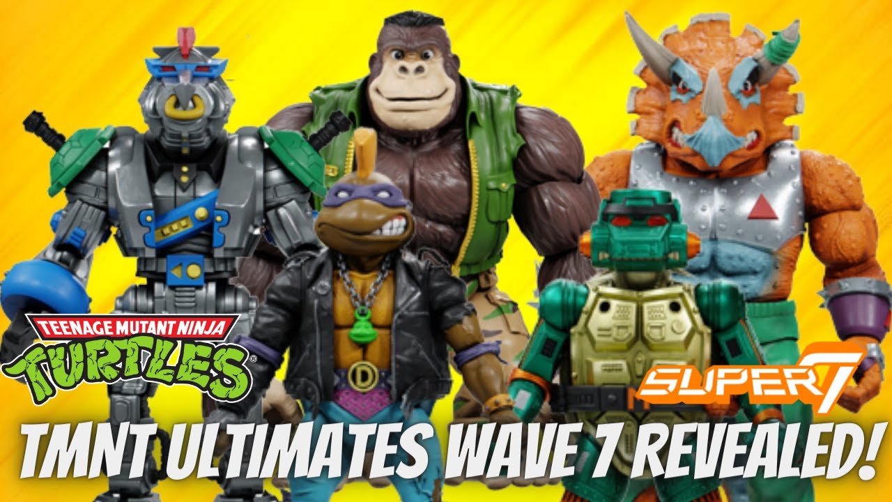 TMNT Ultimates Wave 7 Revealed By Super7 - YouTube