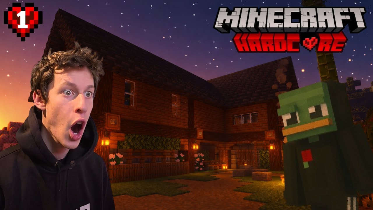 Mijn EERSTE Minecraft Hardcore wereld… - YouTube