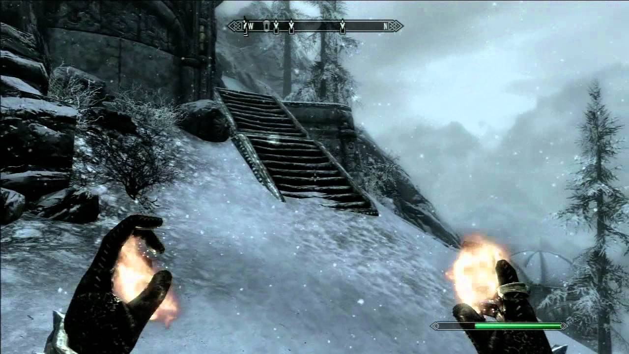 Skyrim Gameplay 16 - FIRE SPELL KILL CAMS & FEARLESS MUDCRABS! - YouTube
