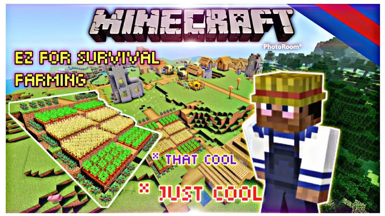 EZ Minecraft Farming For Survival | XD Gaming | Minecraft | minecraft ...