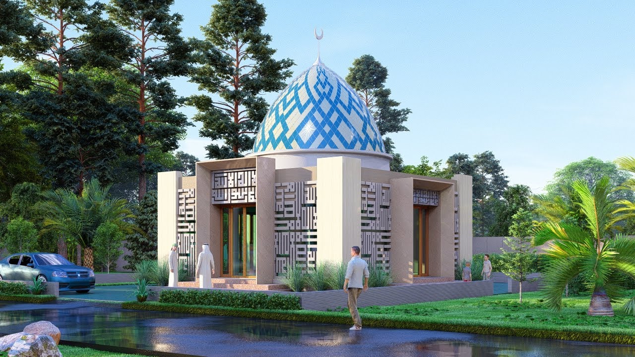 Masjid Model MA 13, Inspirasi Desain Masjid Minimalis dengan Kubah ...