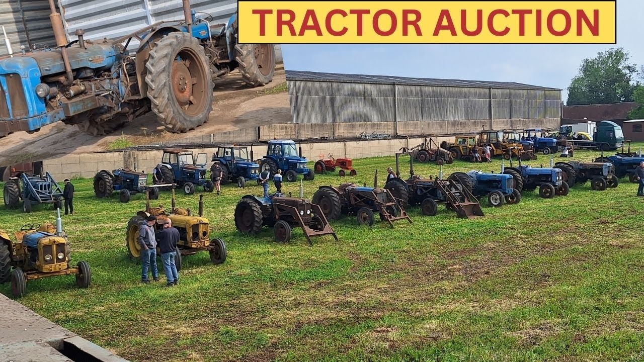 Cheffins Classic Tractor & Machinery Auction / Evesham - YouTube