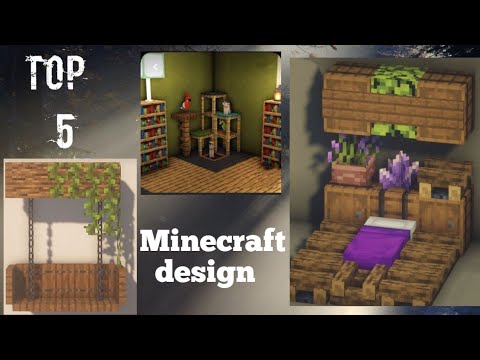 Minecraft : TOP 5 Design in minecraft 🏘️🏡 - YouTube