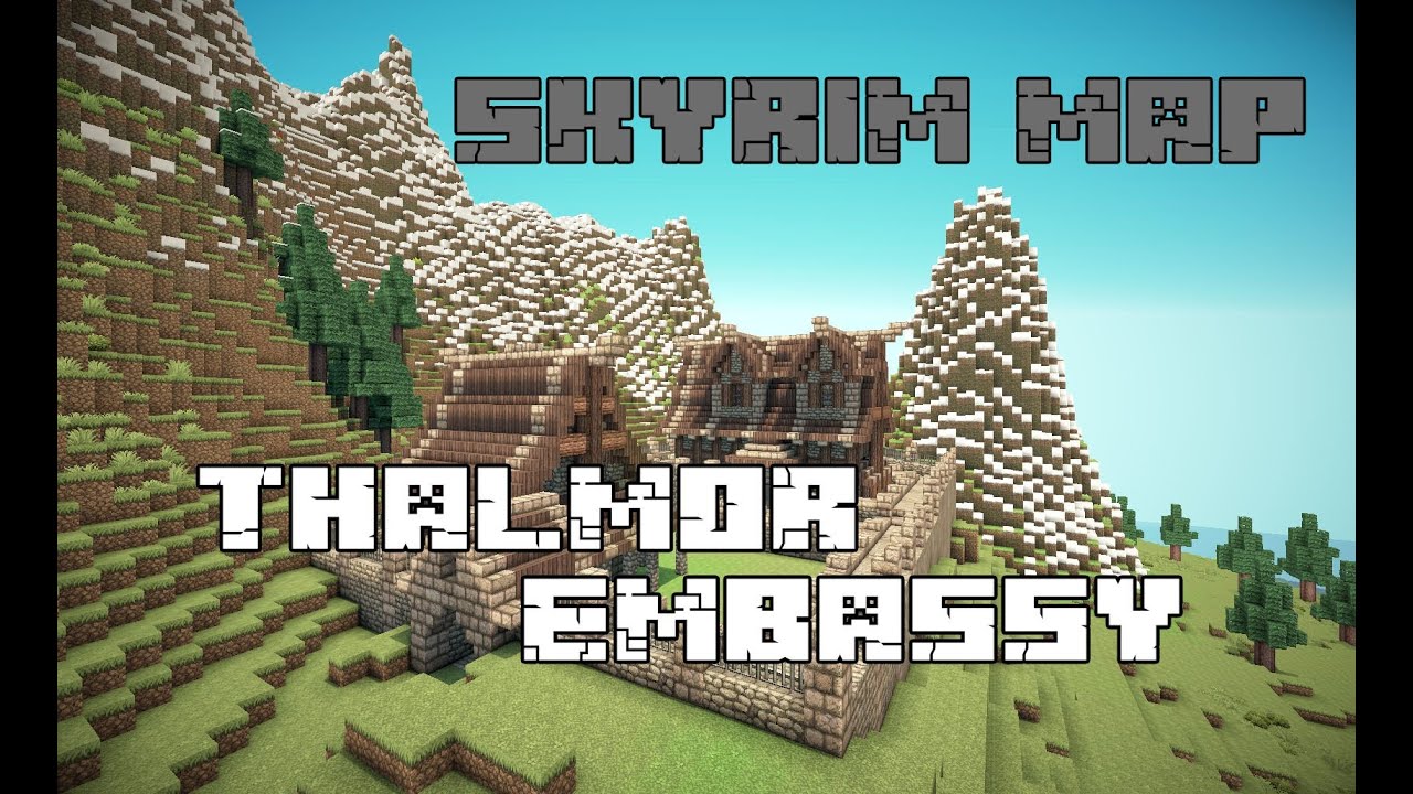 Skyrim Map: Thalmor Embassy Pt.1 (Time Lapse) - YouTube
