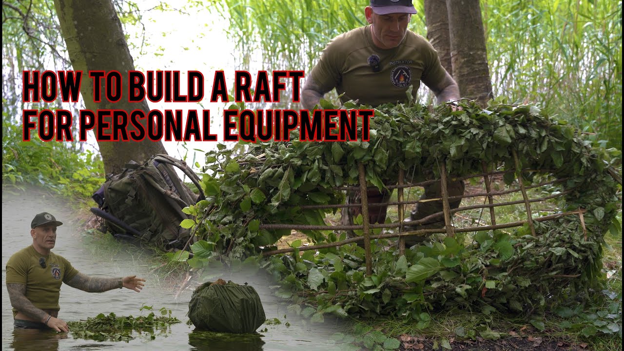 How to build a raft for personal equipment / Jak zbudować tratwę na ...