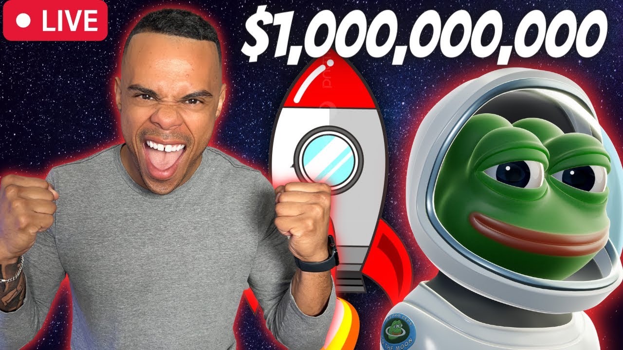 PEPE - One-BILLION-dollar Market Cap WATCH PARTY! Let's send it PEPE ...