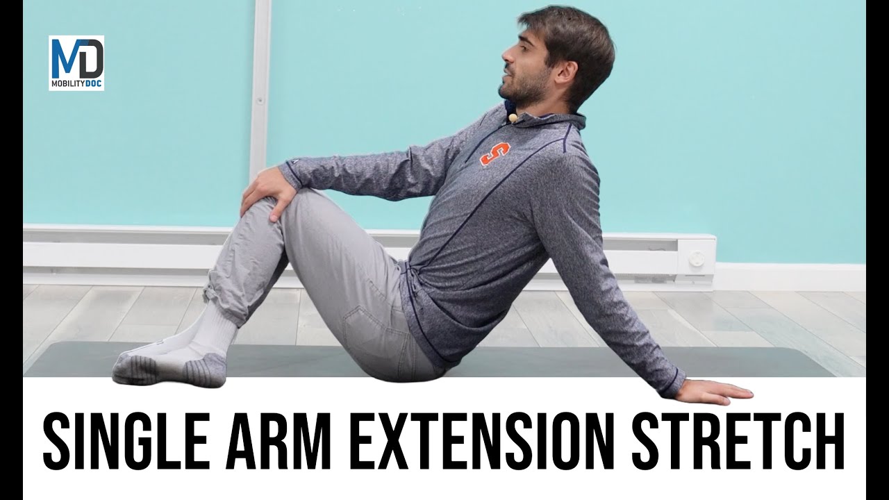 Single Arm Chest Extension Stretch | Stretch your Pec and Biceps - YouTube