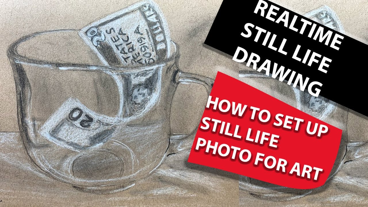 Drawing Money !! Simple drawing techniques for beginners | hyper ...
