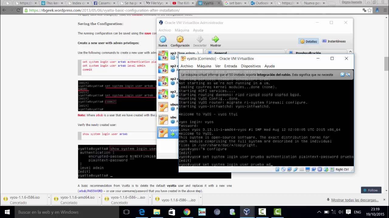 Configuracion Del Router Vyatta Vyos - YouTube