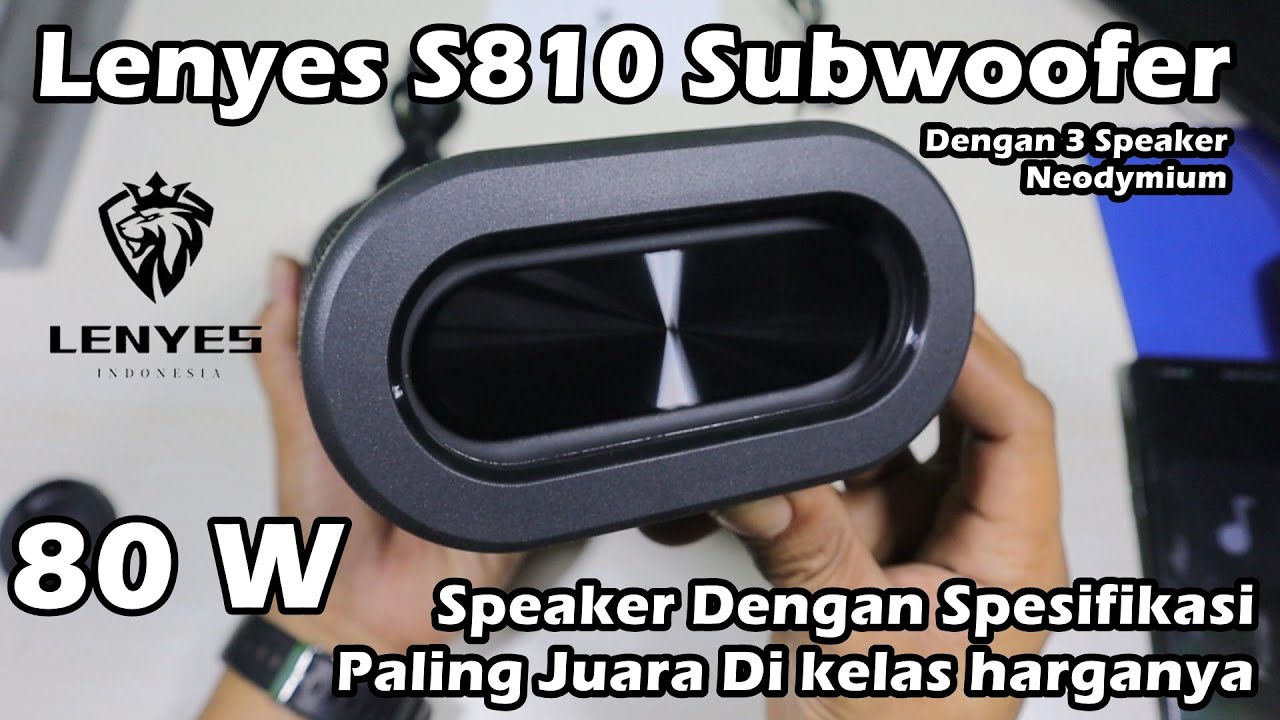 Lenyes S810 Speaker Bluetooth 80W Chipset DSP Terbaru Dan 3 DRIVER ...