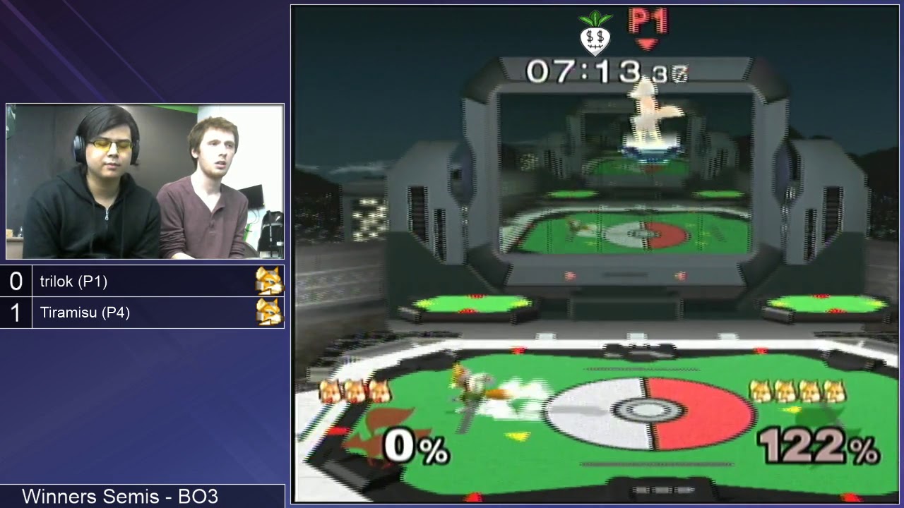 SG 19.5 SSBM - trilok (Red Fox) vs. HoG | Tiramisu (Default Fox ...