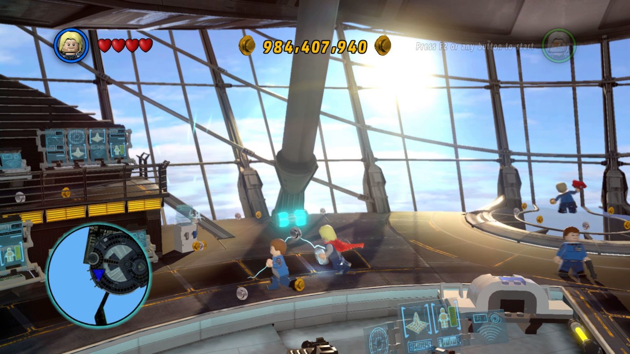 LEGO MARVEL Super Heroes - Thor and Odin Destroying Control Room in S.H ...