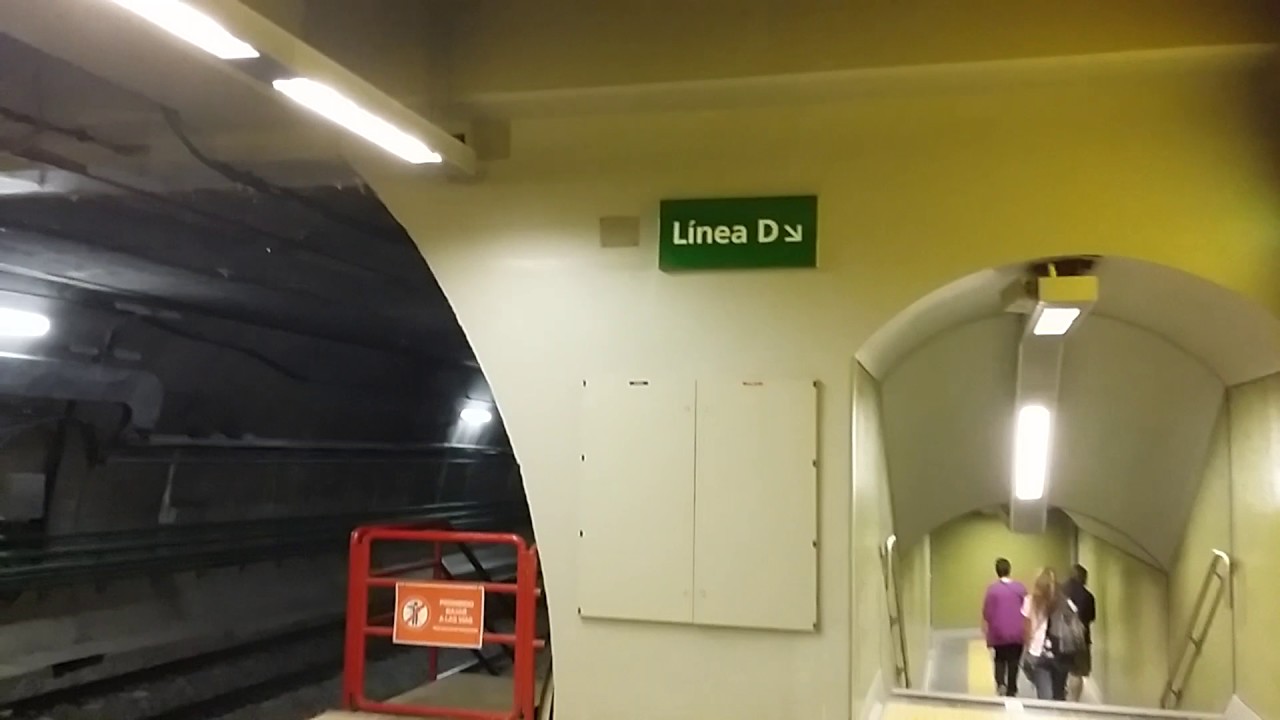 Combinacion de Subte Linea H con Subte Linea D (nuevo acceso) - YouTube