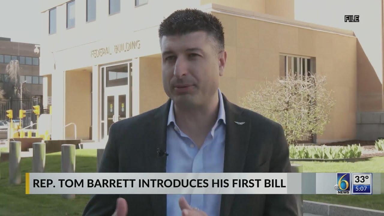 Rep. Tom Barrett introduces his first bill - YouTube