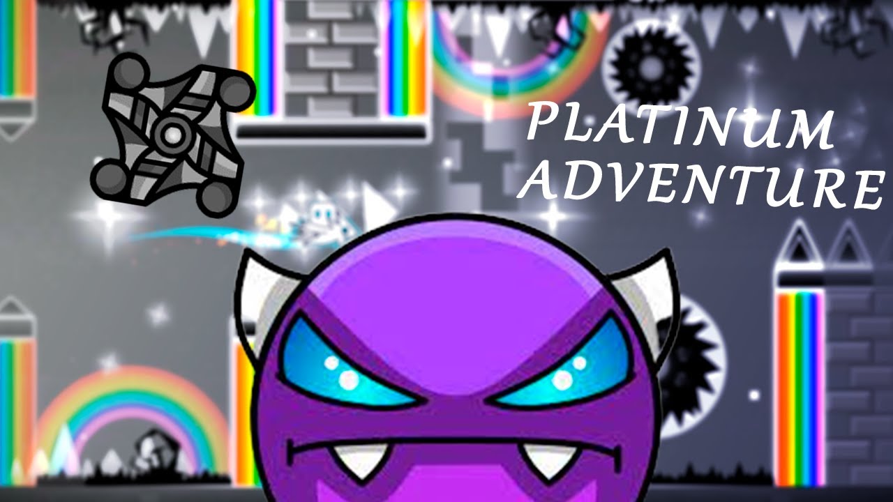 Platinum adventure (100%) | Geometry dash - YouTube