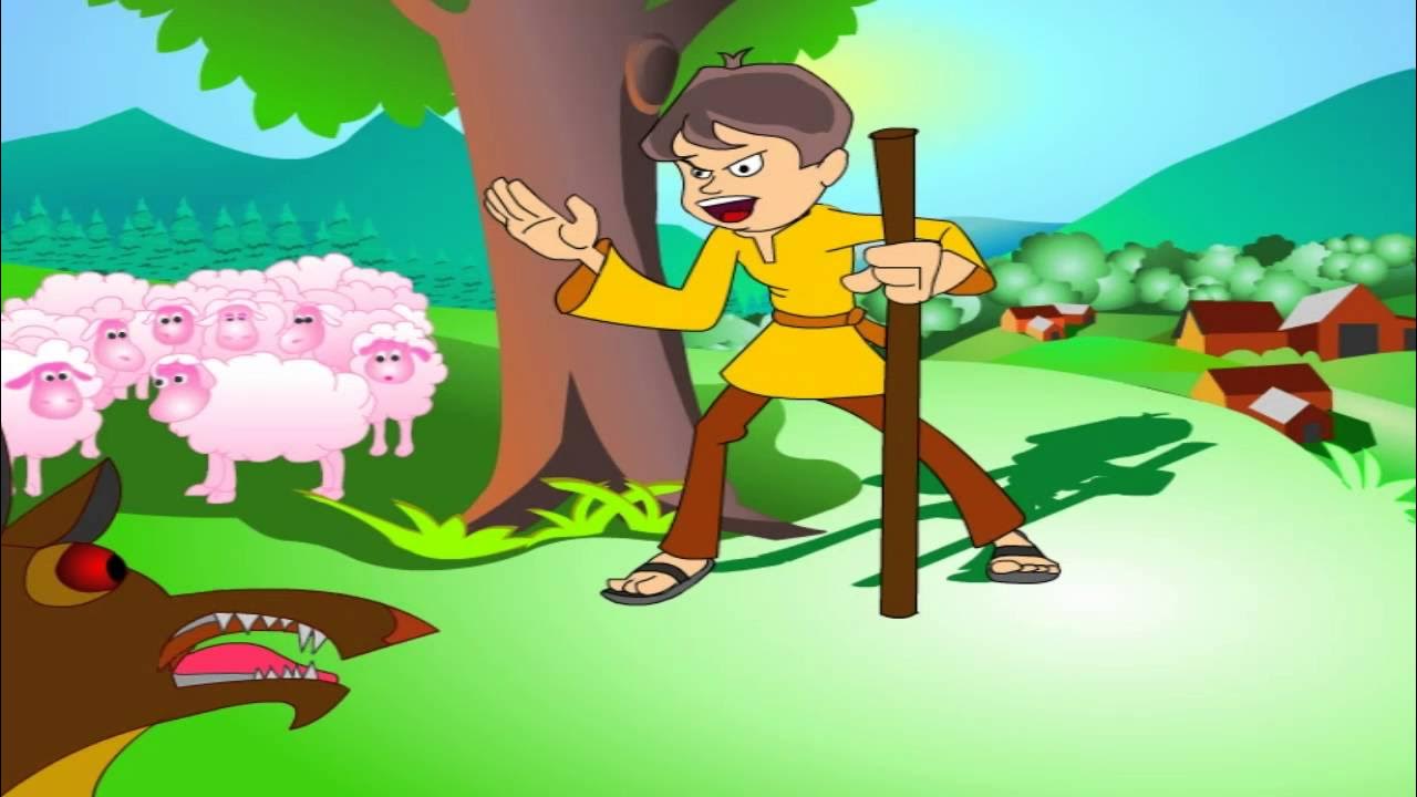 The Shepherd Boy and the Wolf FULL STORY HD | Moral Stories for ...