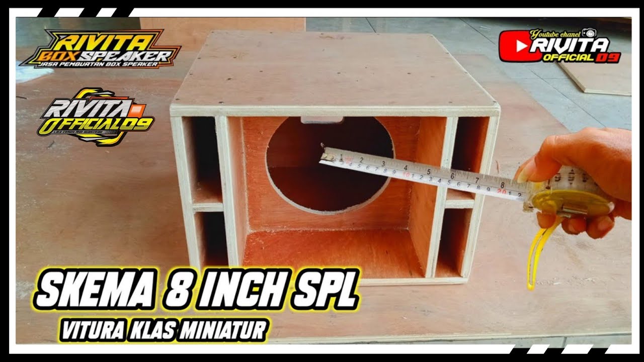 SKEMA BOX SPL 8 inch TUNGGAL versi mbh liong - YouTube