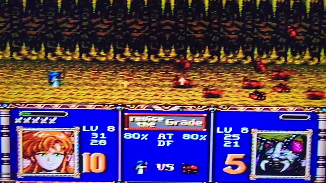 warsong sega genesis scenario 16-17 usa langrisser - YouTube