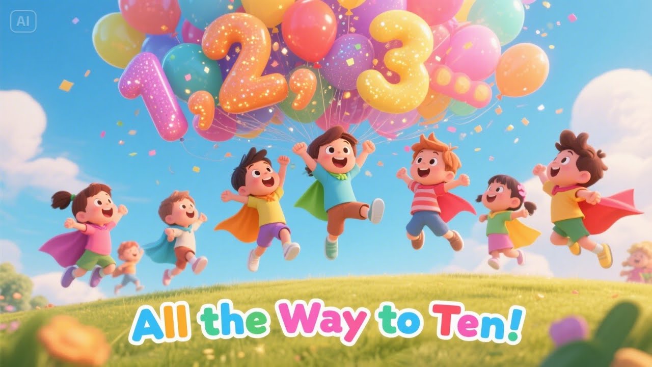 Coco Counts to Ten – 1, 2, 3, Jump! | Fun Counting Song for Kids ...