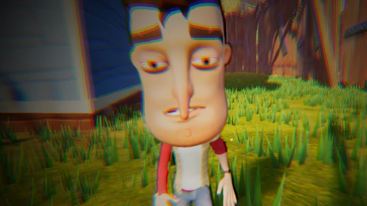 Hello Neighbor Big Head Player - Hello Neighbor ACT 2 - YouTube