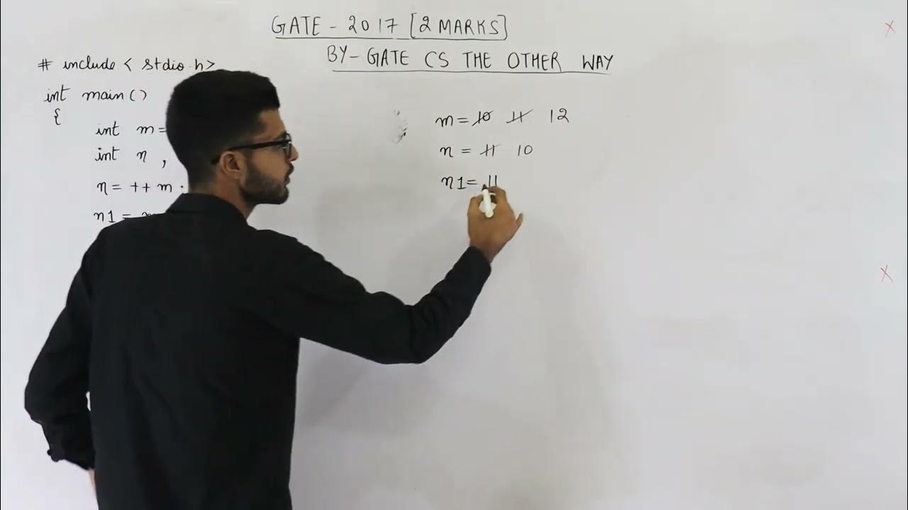 Gate 2017 Pyq C Programming Consider The Following C Program Include Int Main { Int M 10