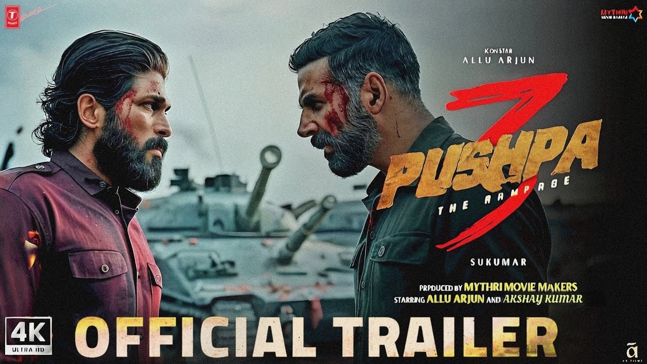 Pushpa 3: The Rampage - Official Trailer | Allu Arjun | Akshay Kumar ...