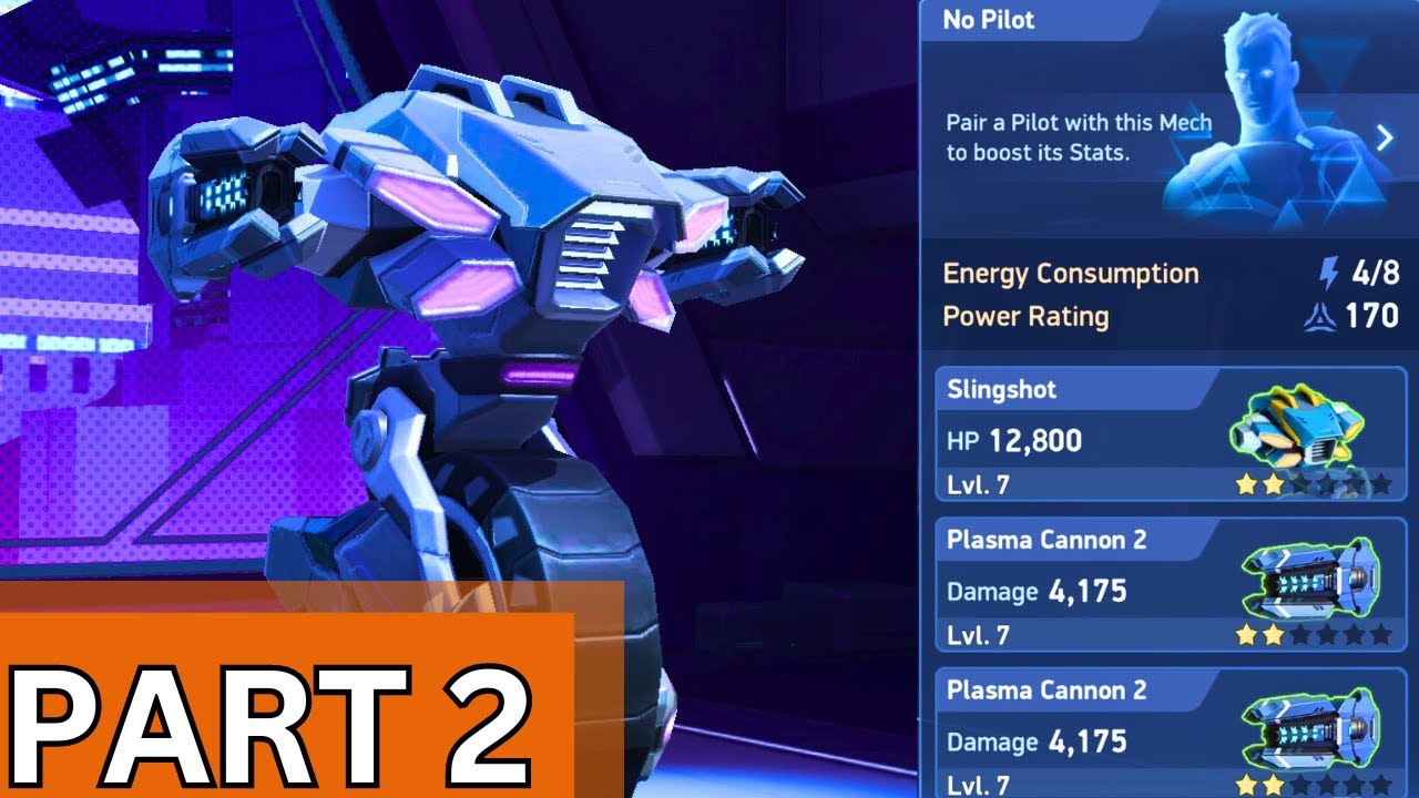 Mech arena slingshot and plasma cannon 2 - YouTube