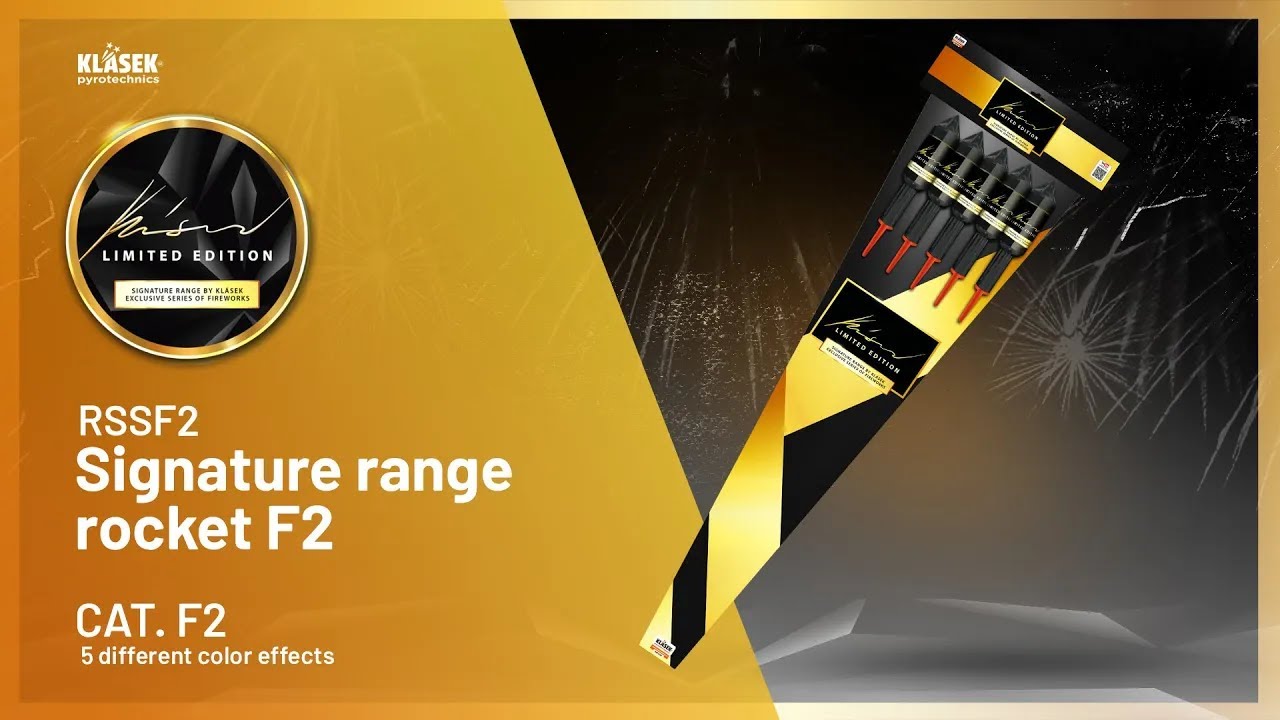 RSSF2 Signature range rocket F2 | Klasek pyrotechnics - YouTube