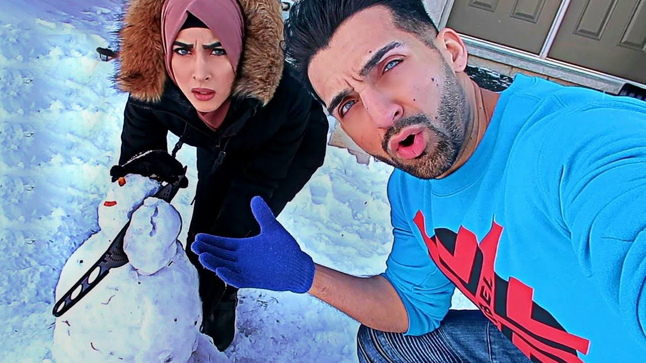 THE SNOWMAN WAS DESTROYED (Sad Day!!) - YouTube