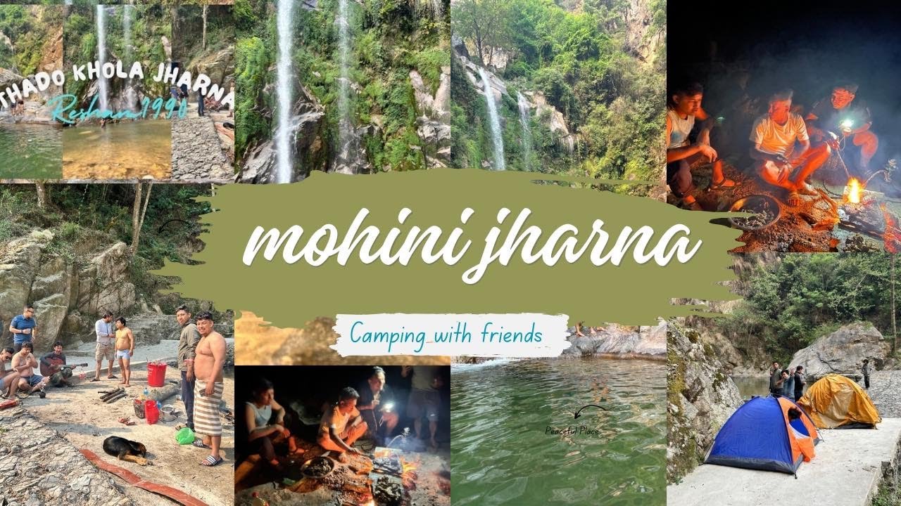 MOHINI JHARNA || MARKHU || CAMPING ⛺️ ||#viral #waterfall - YouTube