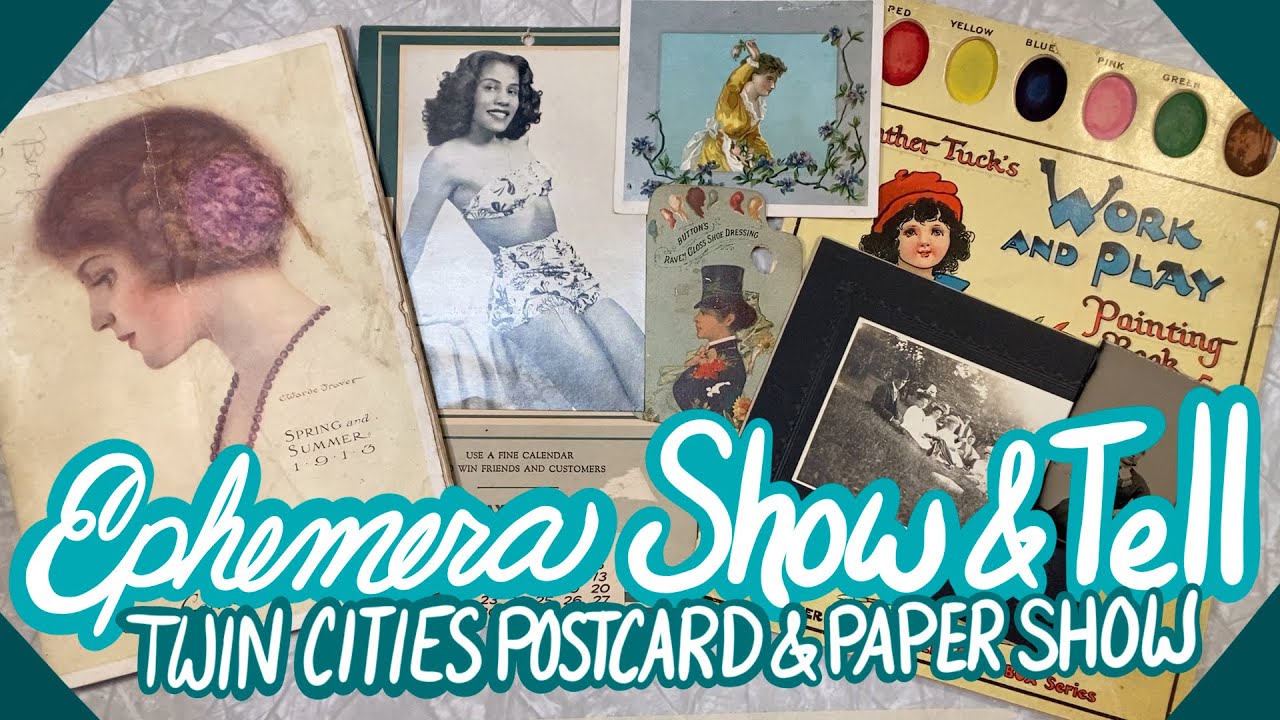Vintage Ephemera Show & Tell from the Twin Cities Fall Postcard & Paper ...
