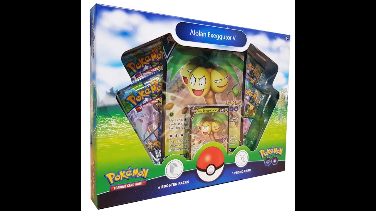 Pokemon GO Alolan Exeggutor V Box - YouTube