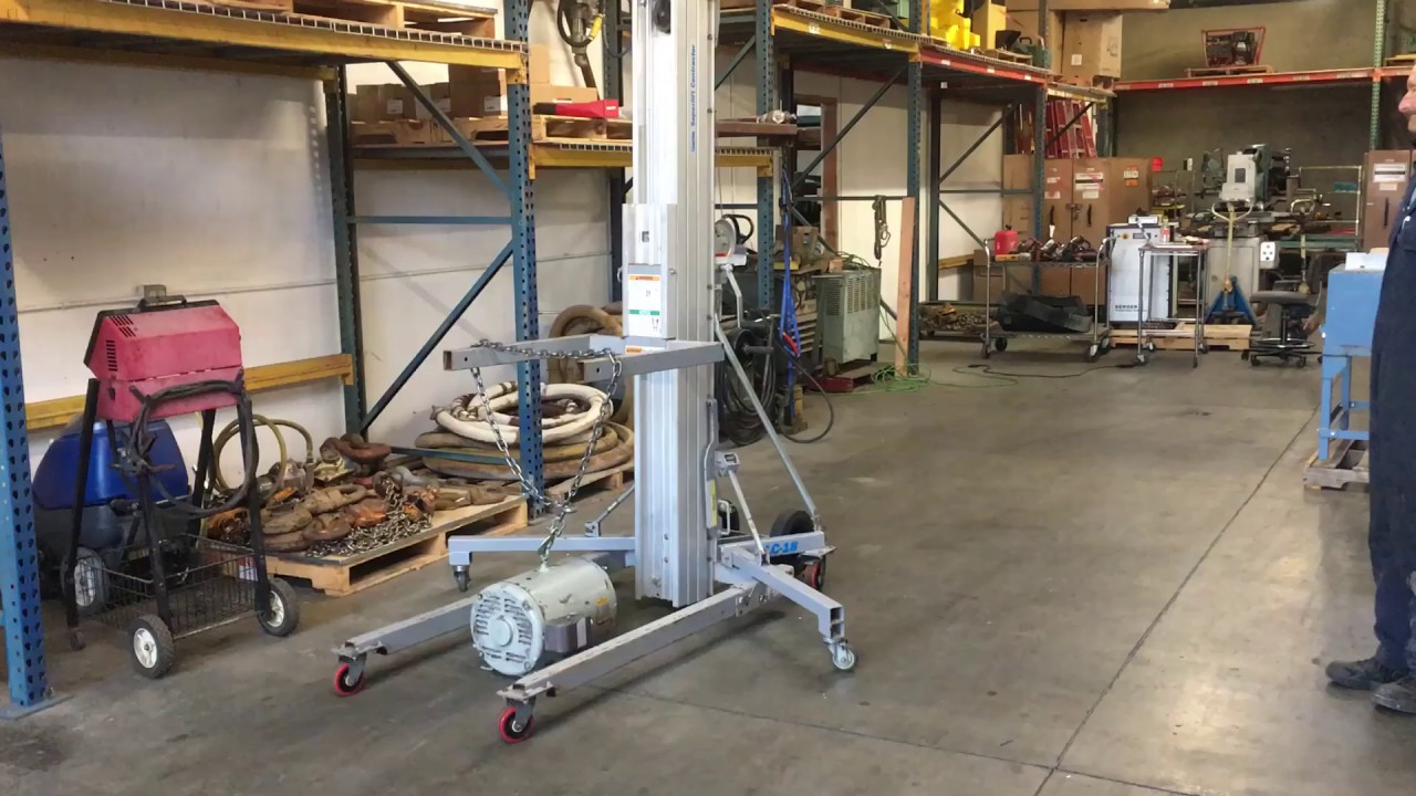 2016 Genie Super Lift Contractor SLC-18 Manual Fork Lift 650 lbs Load ...