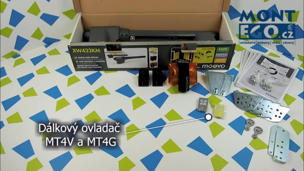Moovo XW432KM levný pohon křídlové brány | MontEgo.cz - YouTube