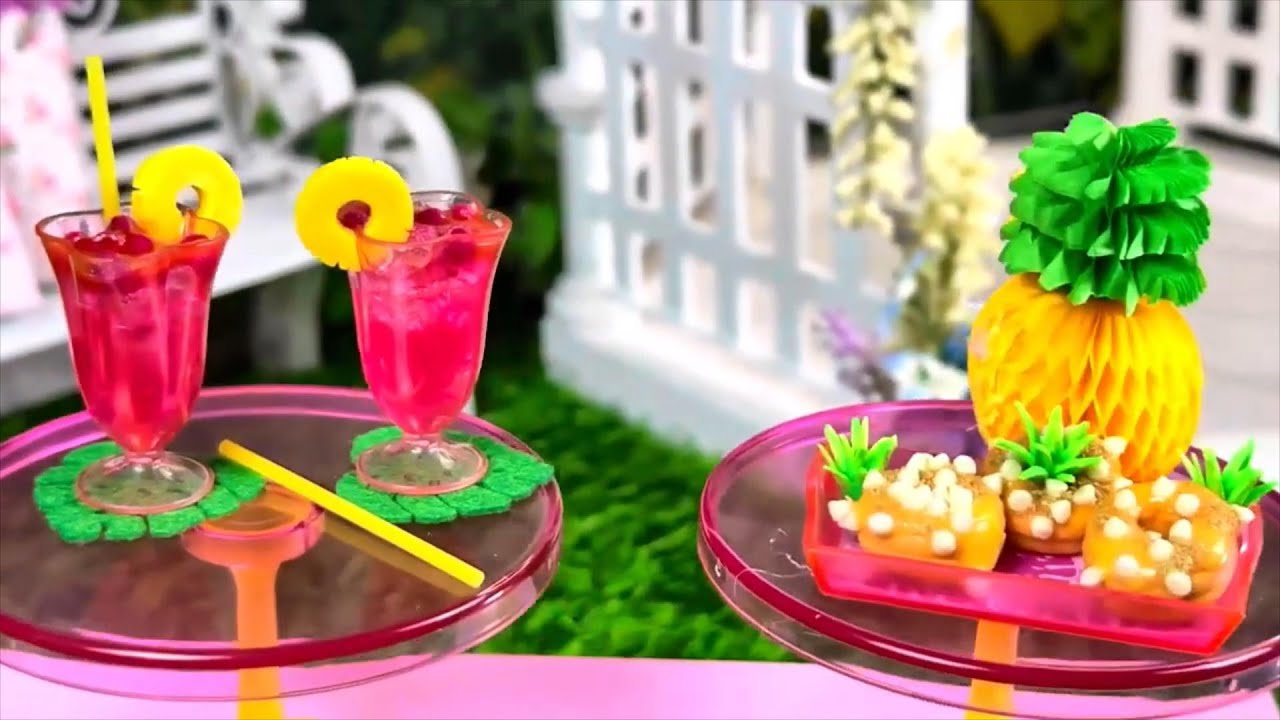 A Tropical Party! #miniverse #birthdayparty #diy - YouTube