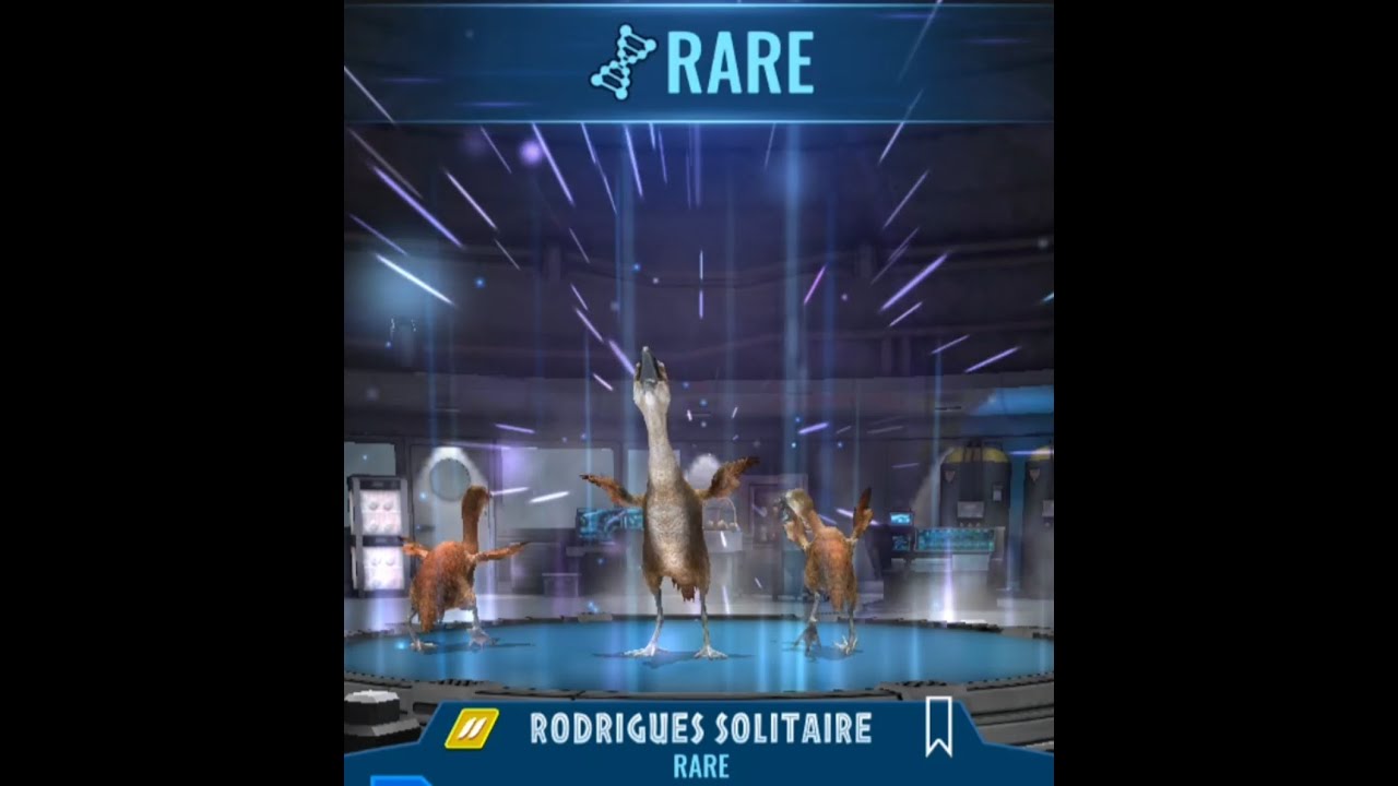 Rodrigues Solitaire Unlocked - Jurassic World Alive - YouTube